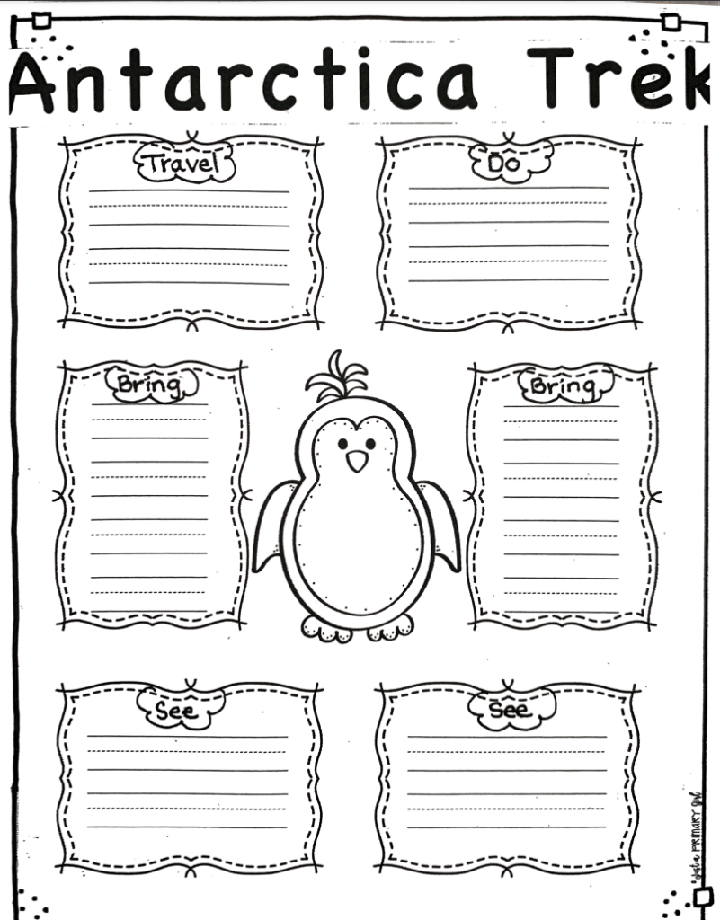 Antarctica Trek Reading & Writing Activity - Share the Endurance22 ...